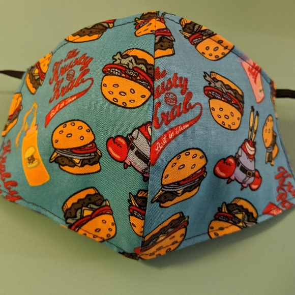 Accessories | Mens Krusty Krab Mr Krabs Face Mask | Poshmark